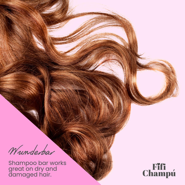 Wunderbar Shampoo Bar: Hydrating, Shine-Boost for Fine to Normal Hair ...